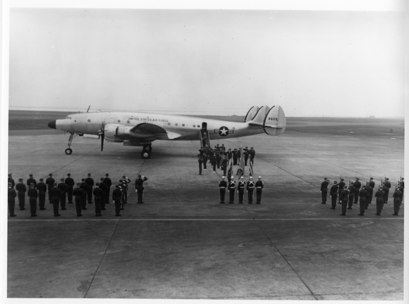 Military Ceremonies at the Arrival of Frank Pace in Tokyo | Harry S. Truman