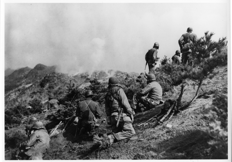 United States Soldiers on a Hill | Harry S. Truman