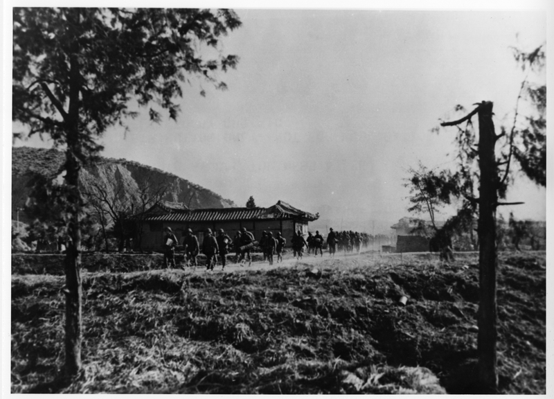 Soldiers Walking Along a Path | Harry S. Truman