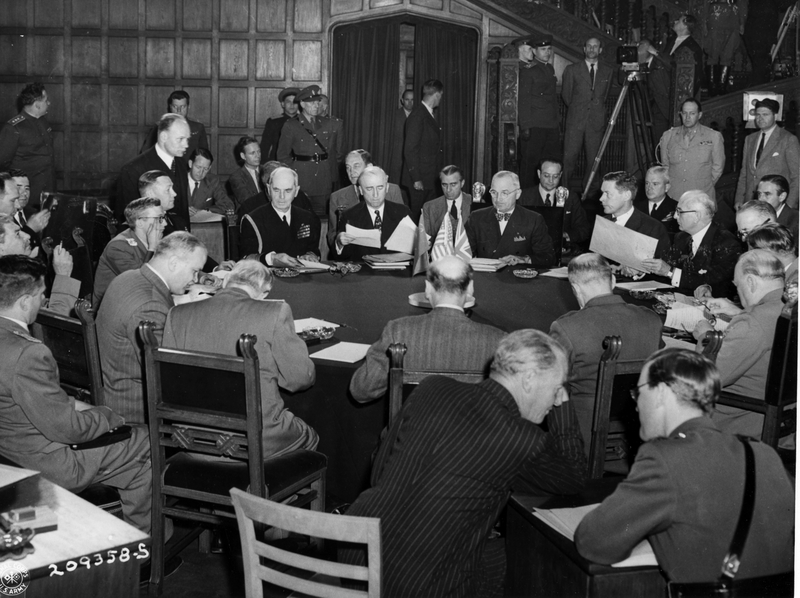 View of a session of the Potsdam Conference in Germany | Harry S. Truman