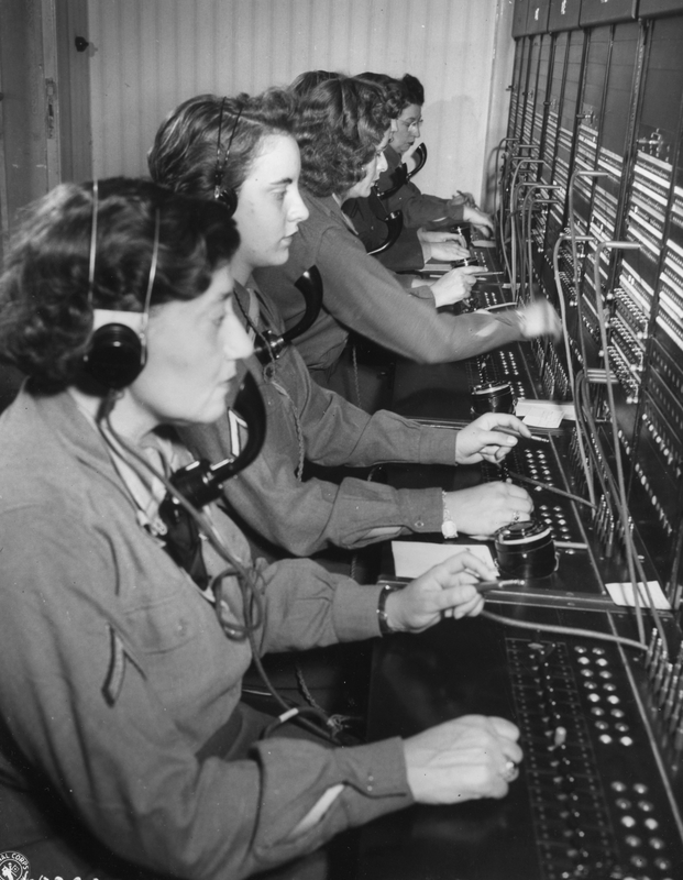 Women's Army Corps telephone operators at Potsdam | Harry S. Truman