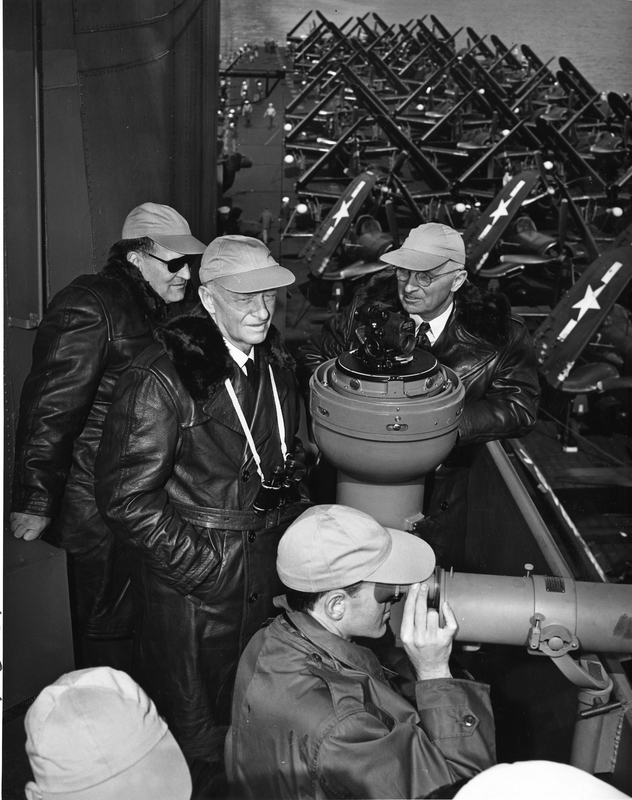 Truman on Board the U. S. S. Franklin D. Roosevelt | Harry S. Truman