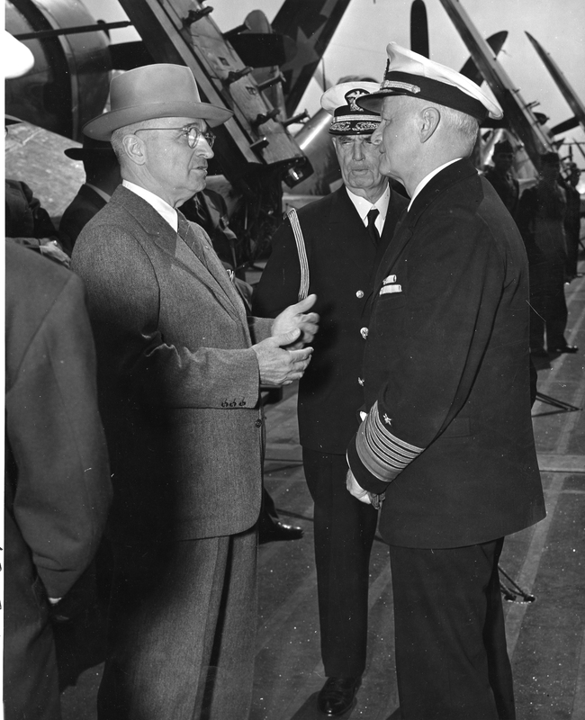Truman Aboard the U.S.S. Franklin D. Roosevelt | Harry S. Truman