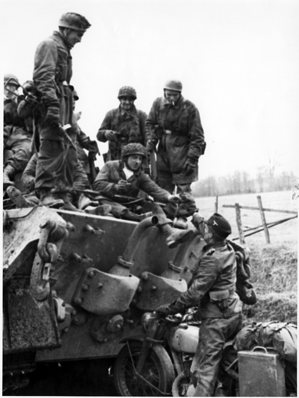German Soldiers Riding on a Tank | Harry S. Truman