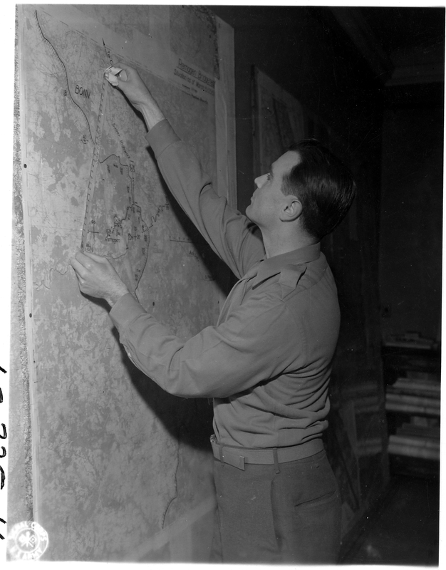 Man Judging Distance on Map | Harry S. Truman