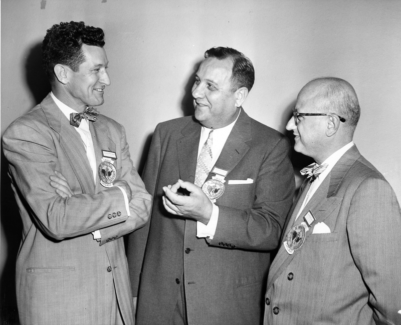 John W. Gibson, Cohen, and Ernest Posner at the Institute of Industrial ...