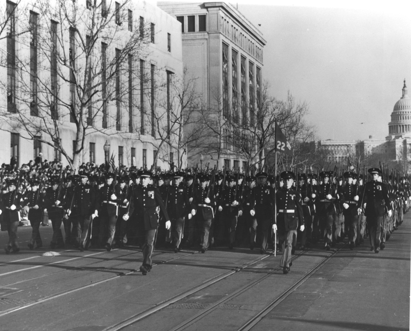 22nd Marines from Quantico Marine base in inaugural parade | Harry S ...