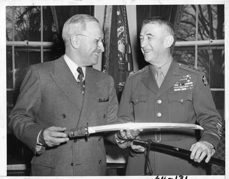 President Harry S. Truman Receives Sword | Harry S. Truman