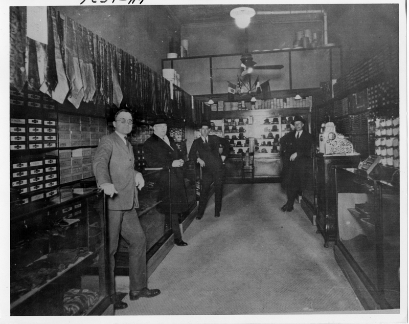 Harry Truman and Friends in the Haberdashery in Kansas City, Missouri ...