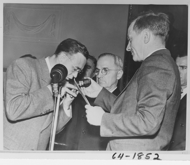 Edward McKim Sworn in as Administrative Aide | Harry S. Truman