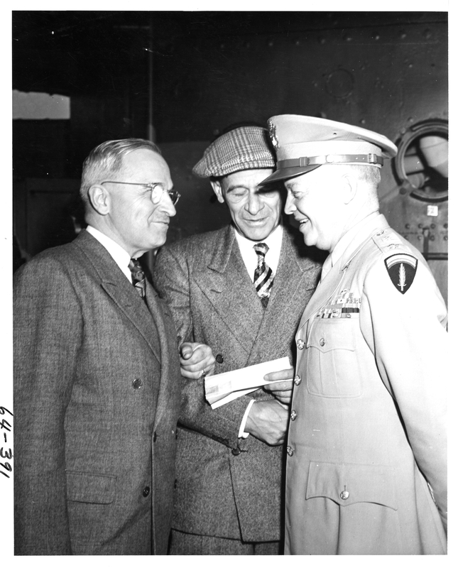 President Harry S. Truman, Charles Ross and General Dwight D ...
