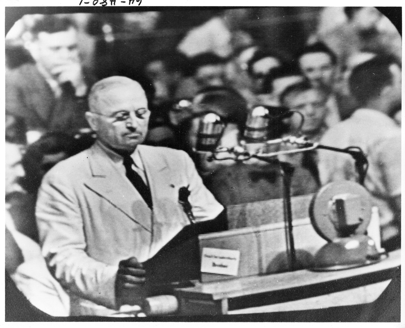 President Harry S. Truman's Acceptance Speech at the Democratic ...
