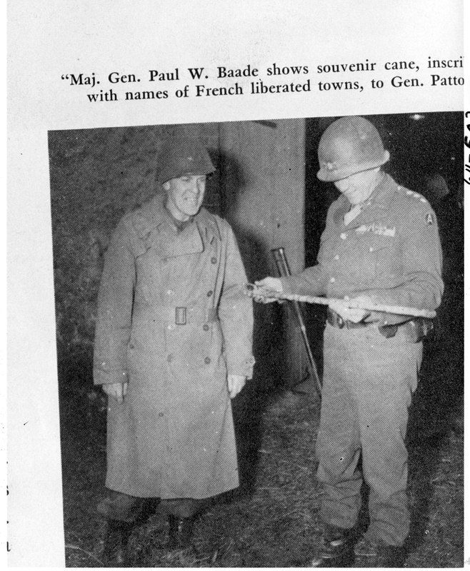 Major General Paul Baade and General George Patton | Harry S. Truman