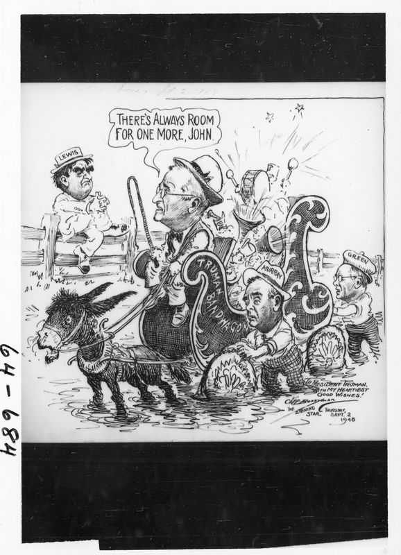 Political Cartoon, "There's Always Room" | Harry S. Truman