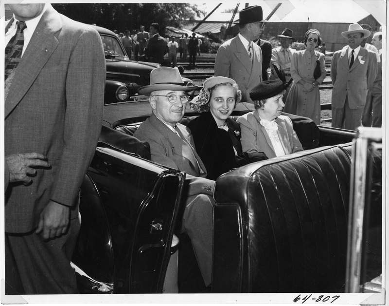 Truman Family in a Car During a Texas Campaign Tour | Harry S. Truman