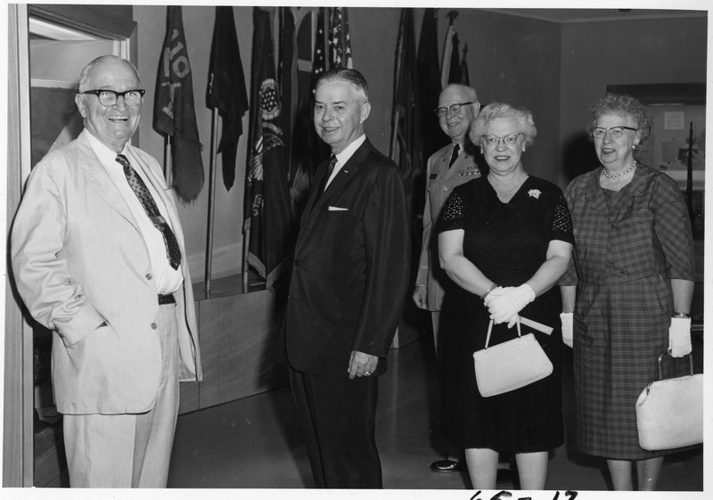 Former President Harry S. Truman with Judge Snyder and others | Harry S ...