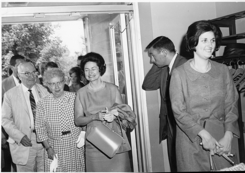 Lynda Bird Johnson Robb and First Lady Lady Bird Johnson Visit Harry S ...