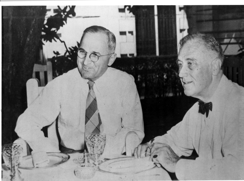 Vice Presidential Candidate Harry S. Truman at Lunch with President ...