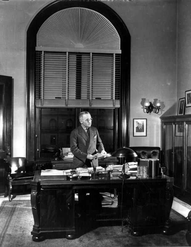 Truman in Senate office | Harry S. Truman