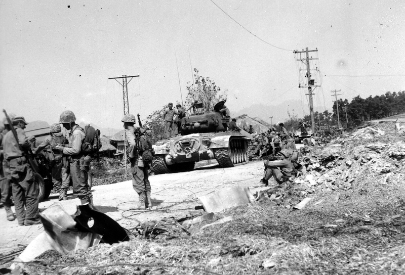 Troops advance north of Seoul, Korea | Harry S. Truman