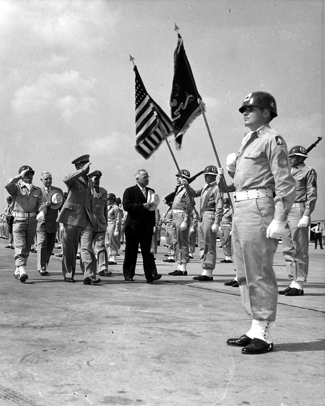 President Truman reviewing troops | Harry S. Truman