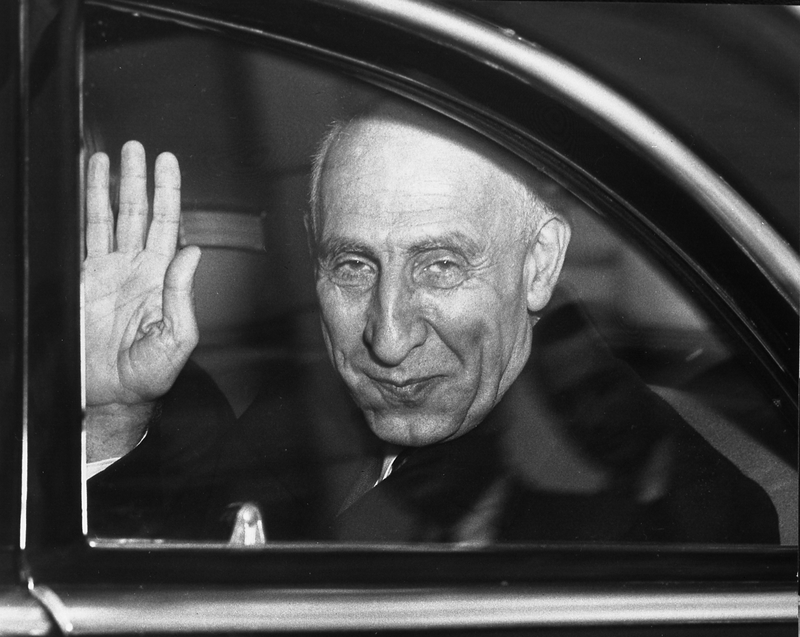 Prime Minister Mohammed Mossadegh of Iran leaving for the Iranian ...