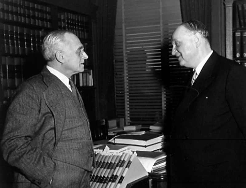 Adolf Scharf Meets Supreme Court Justice Felix Frankfurter | Harry S ...