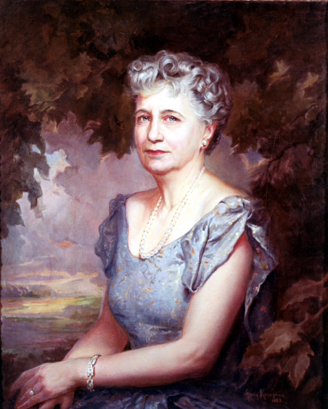 Official color White House portrait of Bess Truman | Harry S. Truman