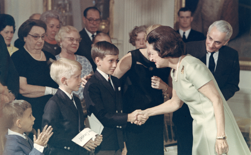 White House Ceremony for Unveiling of Official Portrait of Bess Truman ...
