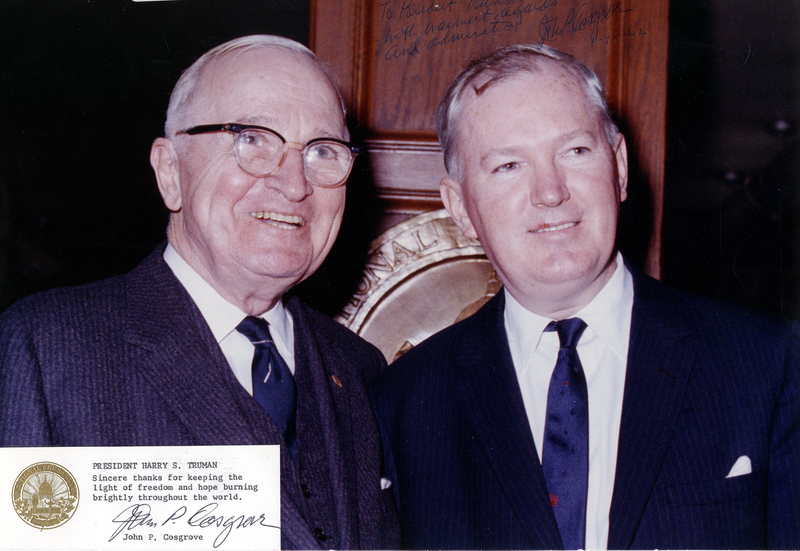 Truman and John Cosgrove | Harry S. Truman