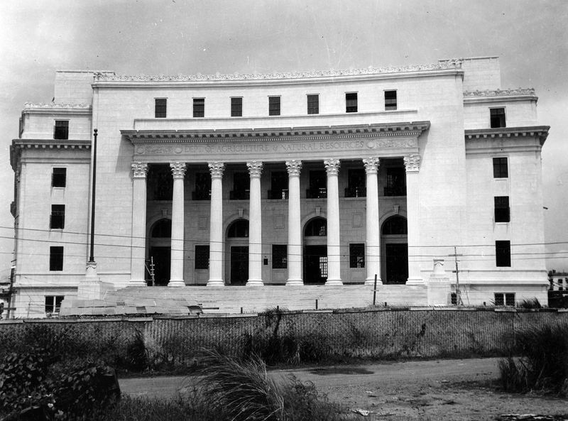 Reconstructed Agriculture and Commerce Building in Manila, Philippines ...