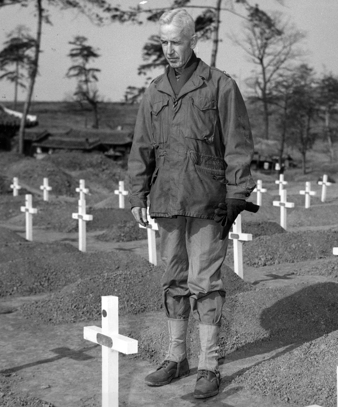 Major General Oliver P. Smith Visits Marine Cemetery in Korea | Harry S ...
