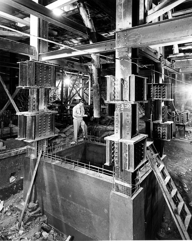 Elevator Well in Sub-Basement during White House renovation | Harry S ...