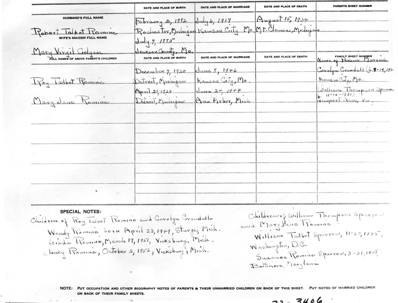 Family tree of the Harry S. Truman ancestoral lines: Robert Talbot ...