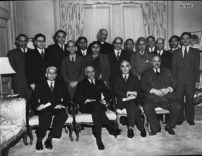 The delegation from India to the United Nations with Prime Minister ...