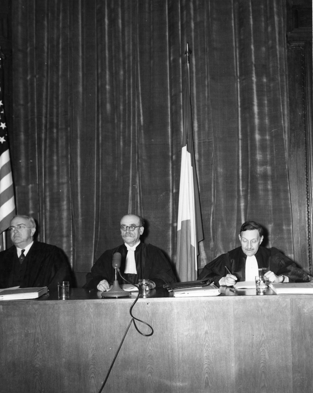 The French judges at the Nuremberg War Crimes Trials | Harry S. Truman