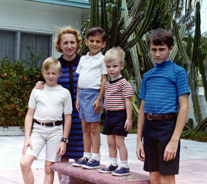 Margaret Truman Daniel poses with her four sons | Harry S. Truman