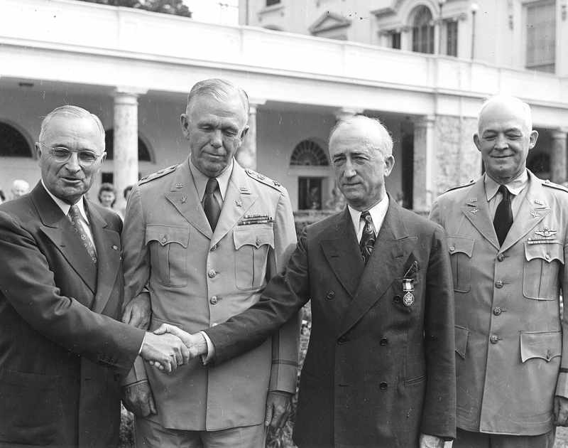 President Truman with government officials | Harry S. Truman