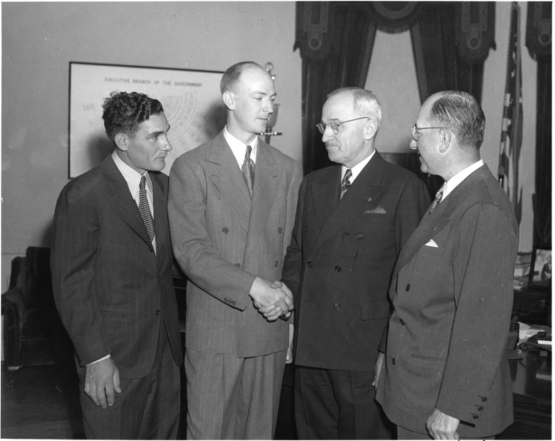 Truman meeting aviators | Harry S. Truman