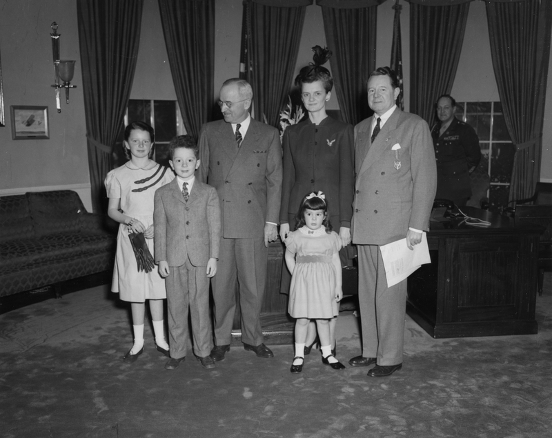 President Truman with Secretary Sullivan and family | Harry S. Truman