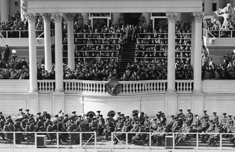 Truman Delivering His Inauguration Speech | Harry S. Truman