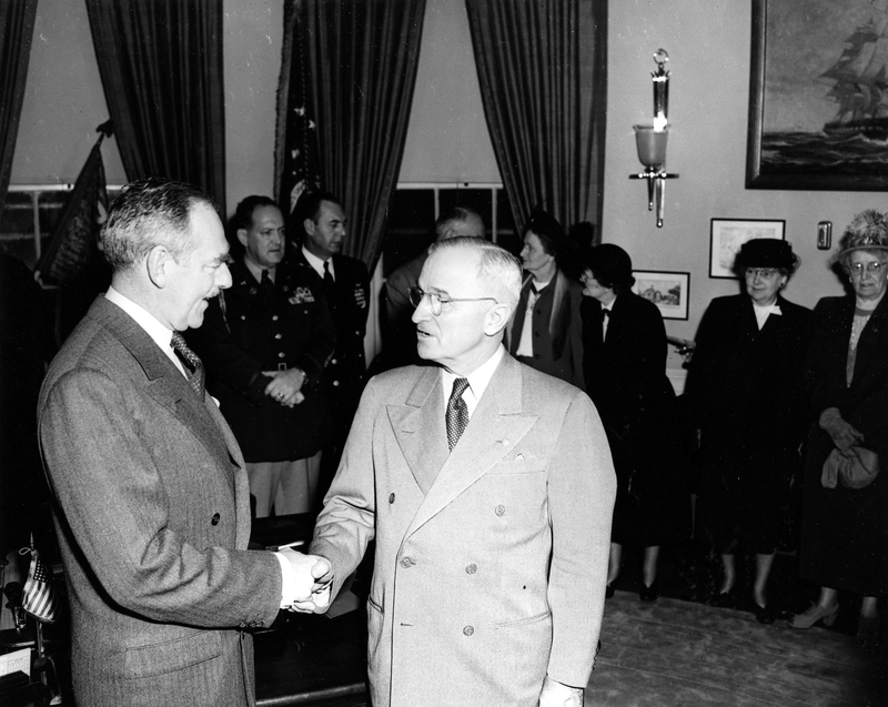 Truman and Acheson at Acheson's Swearing-in Ceremony | Harry S. Truman