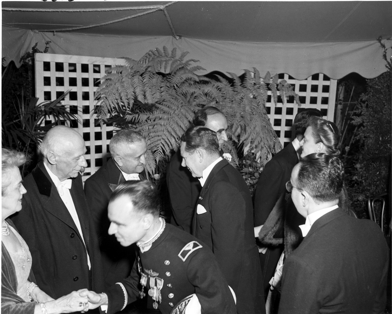 President Dutra Receiving Dignitaries | Harry S. Truman