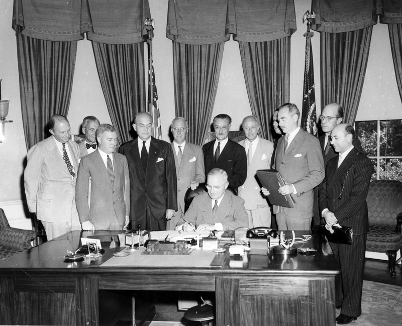 Truman Signing North Atlantic Treaty Proclamation | Harry S. Truman