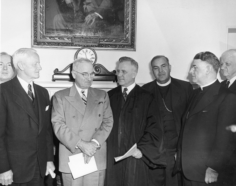 Truman with Members of the President's Commission on Internal Security ...