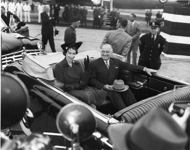 Princess Elizabeth and President Truman Ride in Motorcade | Harry S. Truman