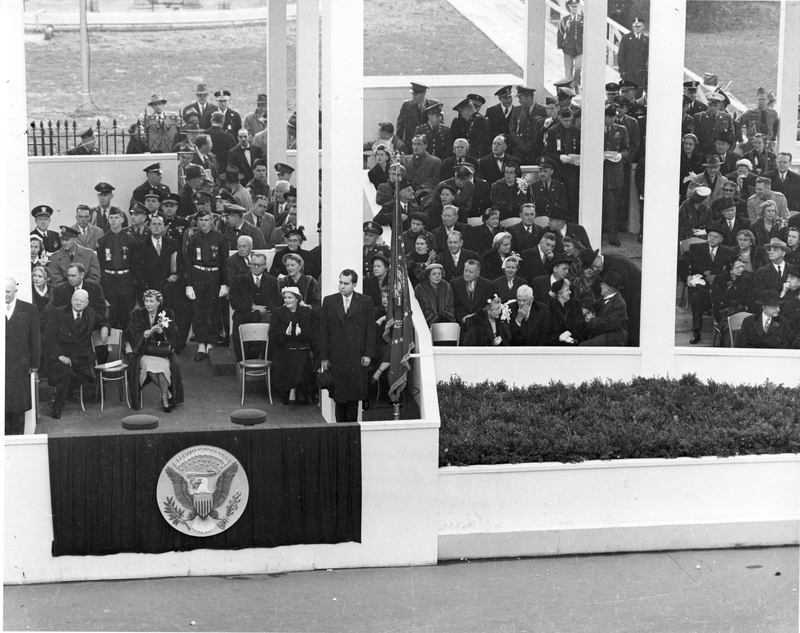 The Presidential Stands for Viewing the Inaugural Parade | Harry S. Truman