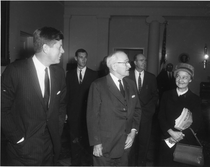 President Kennedy with Former President Truman at White House | Harry S ...