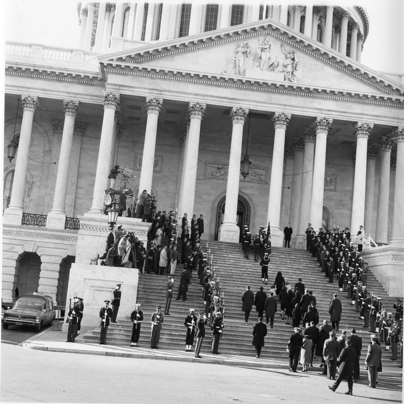 Kennedy Casket Enters Capitol | Harry S. Truman
