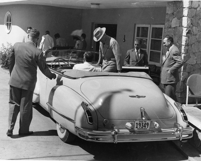 Truman Getting Into His Automobile in Puerto Rico | Harry S. Truman
